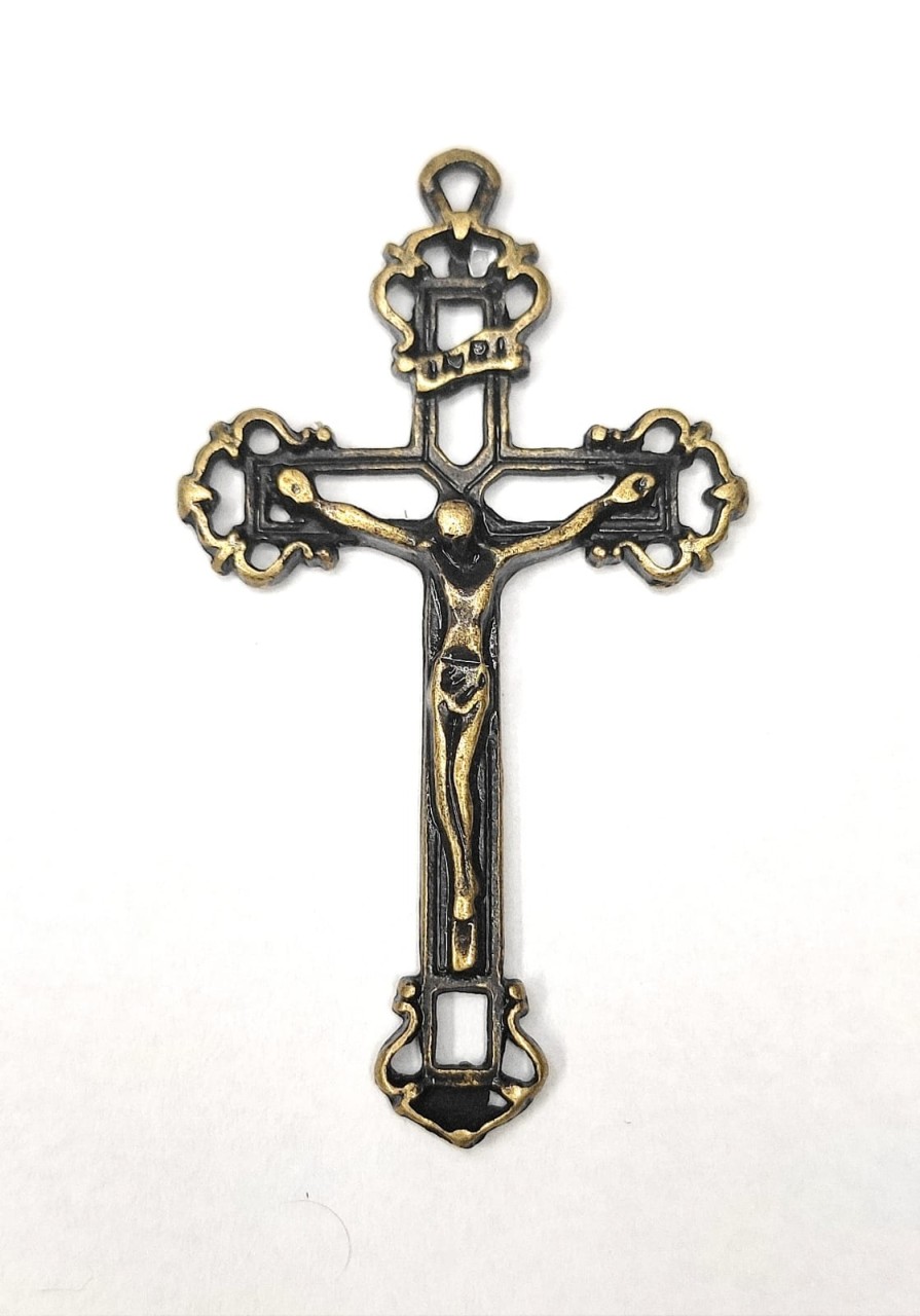 Crucifixo em Metal Vazado 06 Unidades - Distribuidora Maranatha Artigos ...